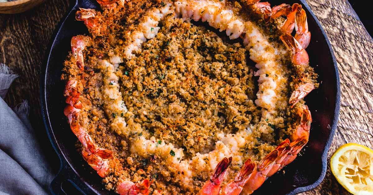 Shrimp Oreganata - Italian Seafood At It's Best - Sip and Feast