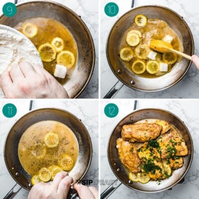 Chicken Francese With The Best Lemon Butter Sauce - Sip and Feast