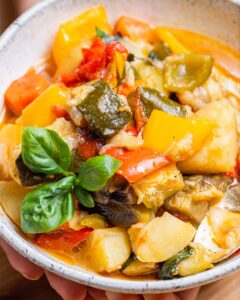 Ciambotta - Summer Veggie Stew - Sip and Feast
