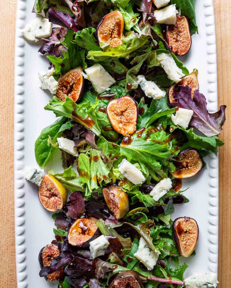 Roasted Fig Salad - The Perfect Summer Recipe - Sip and Feast