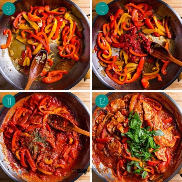 Chicken Pizzaiola - Easy and Crowd Pleasing - Sip and Feast