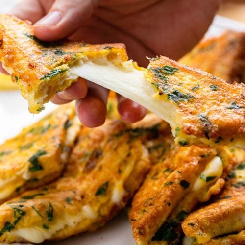 Mozzarella en Carrozza - Italian Grilled Cheese - Sip and Feast