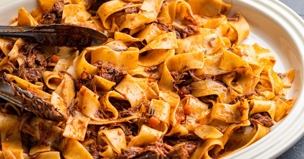 Short Ribs With Pappardelle The Best Ragu Ever Sip And Feast