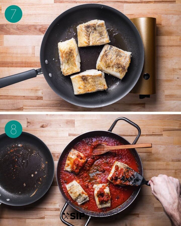 Baccala Alla Napoletana - Feast of the Seven Fishes - Sip and Feast