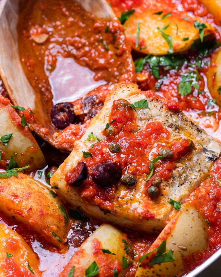 Baccala Alla Napoletana - Feast of the Seven Fishes - Sip and Feast