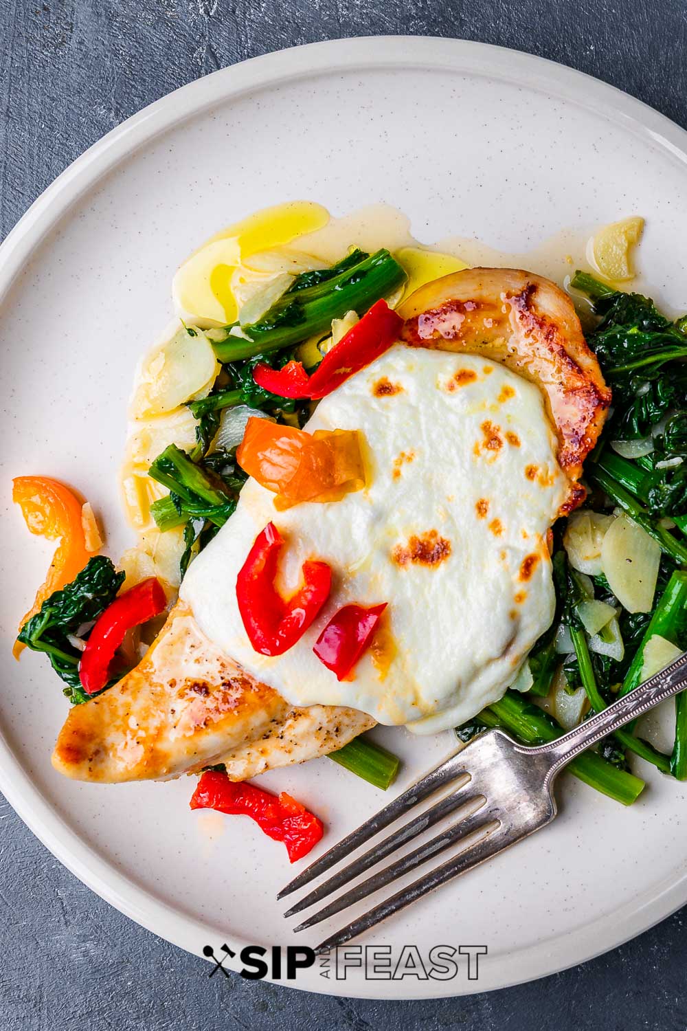 Chicken and Broccoli Rabe - Sip and Feast