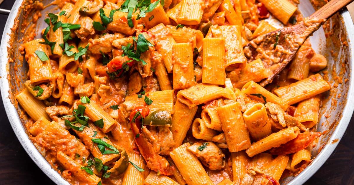 Chicken Riggies - Sip and Feast