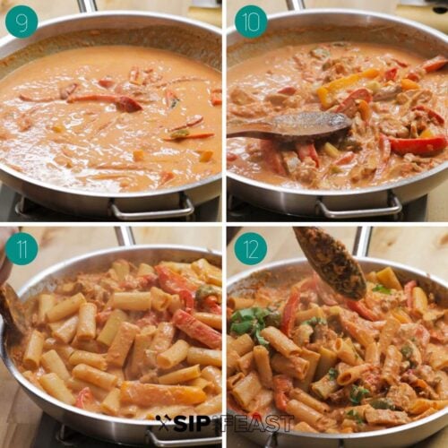 Chicken Riggies - Sip and Feast