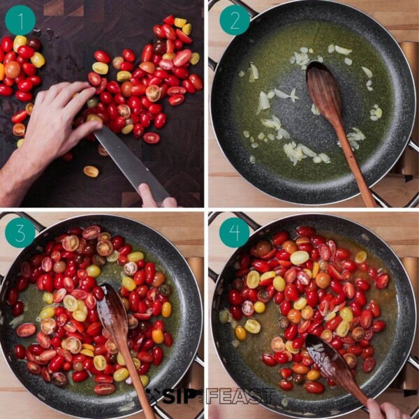 Easy Caprese Pasta - Sip and Feast