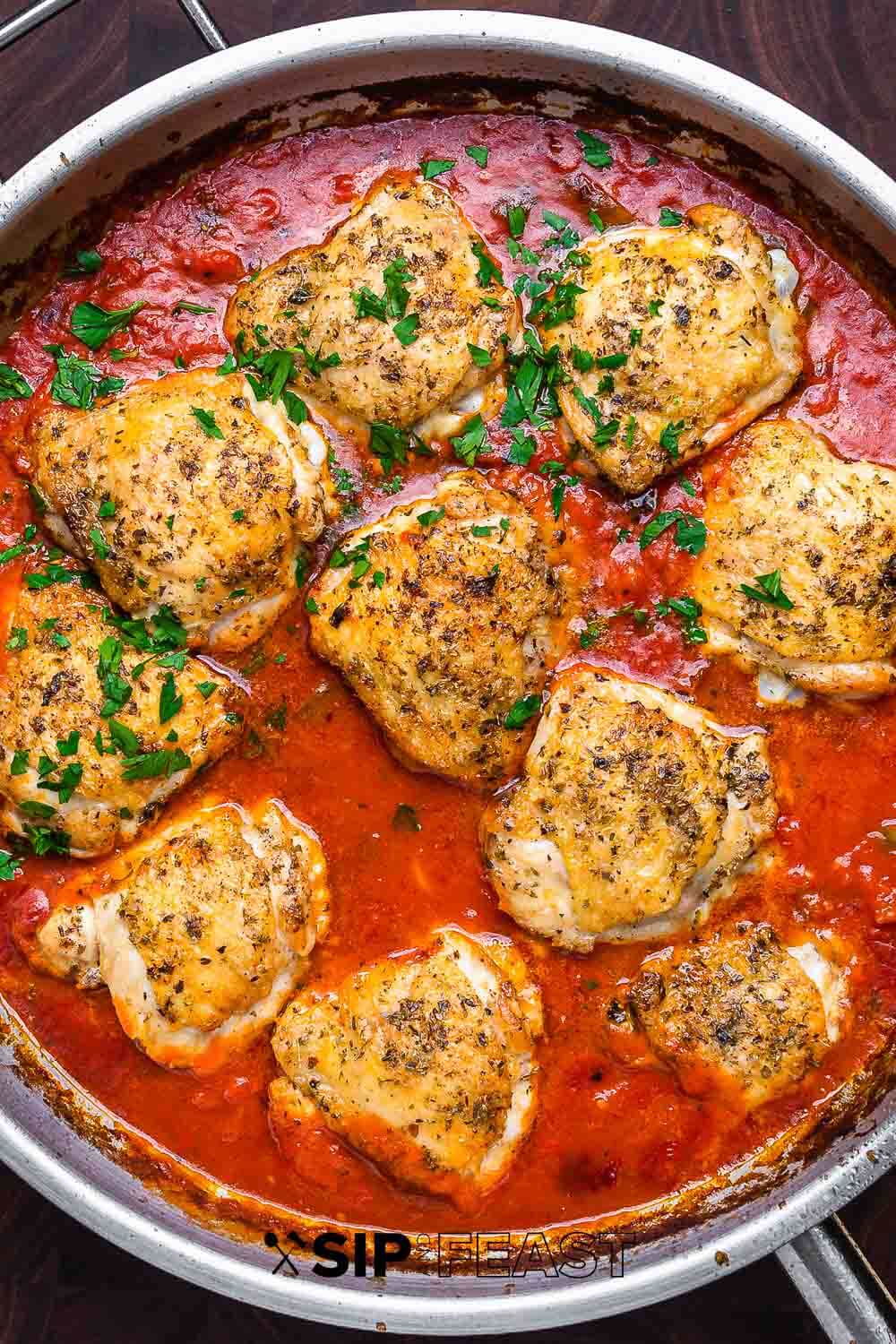 Chicken Fra Diavolo - Sip and Feast