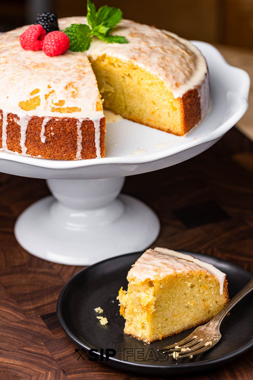 Orange Olive Oil Cake - Sip and Feast
