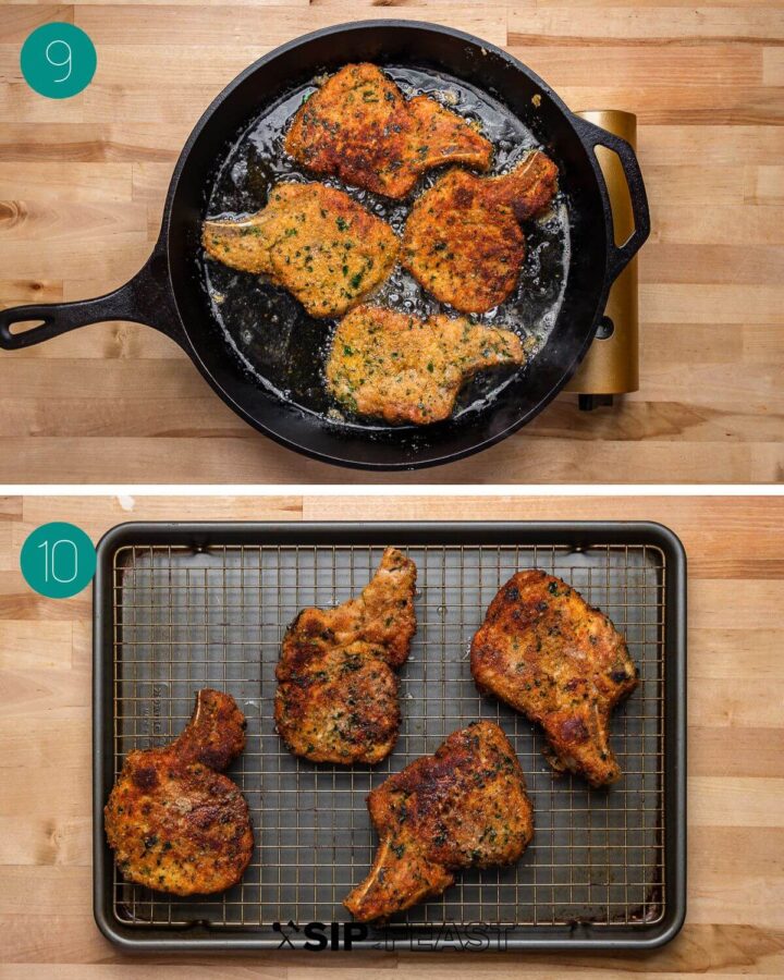 Pork Chops Milanese - Sip and Feast