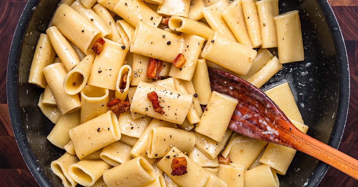 Rigatoni alla Gricia - Sip and Feast