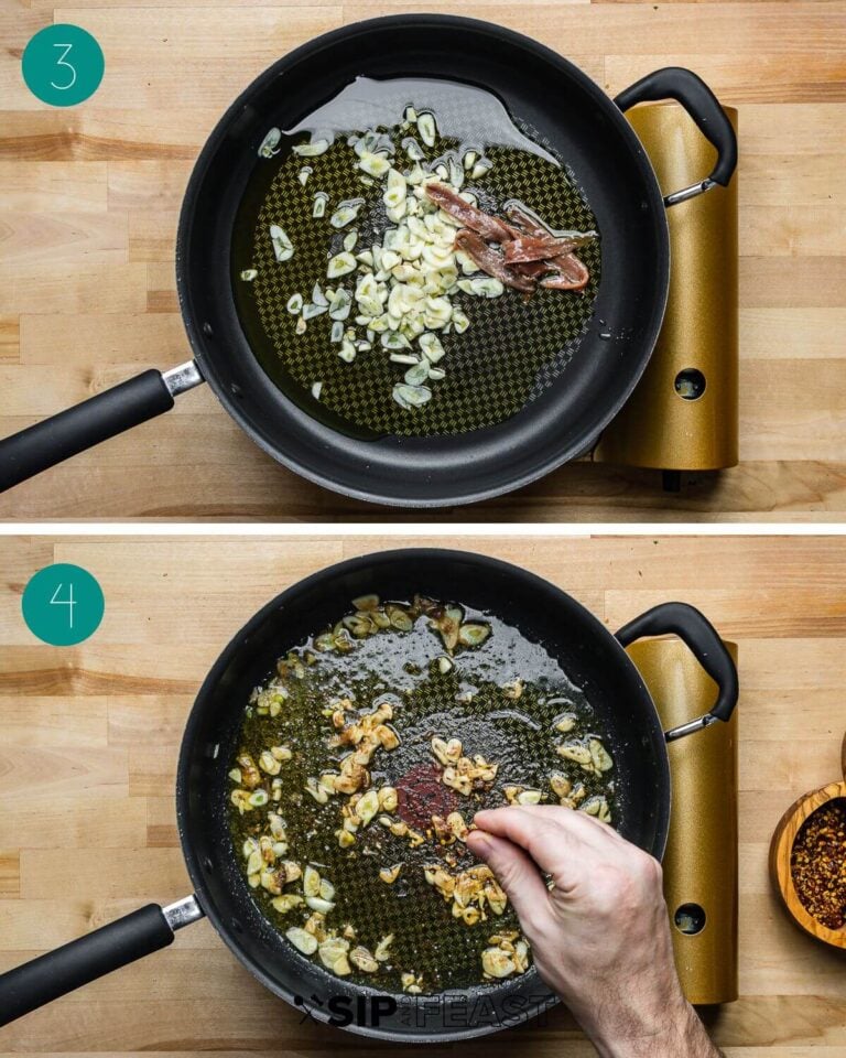 Linguine with Canned Clams - Sip and Feast