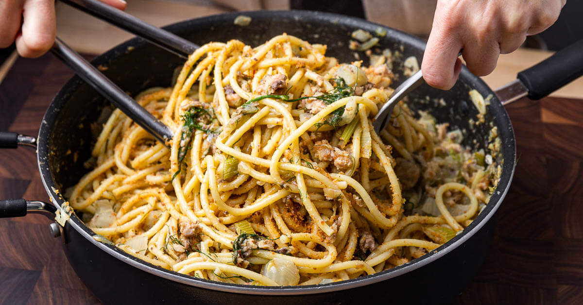 Pasta Con Le Sarde - Sip and Feast