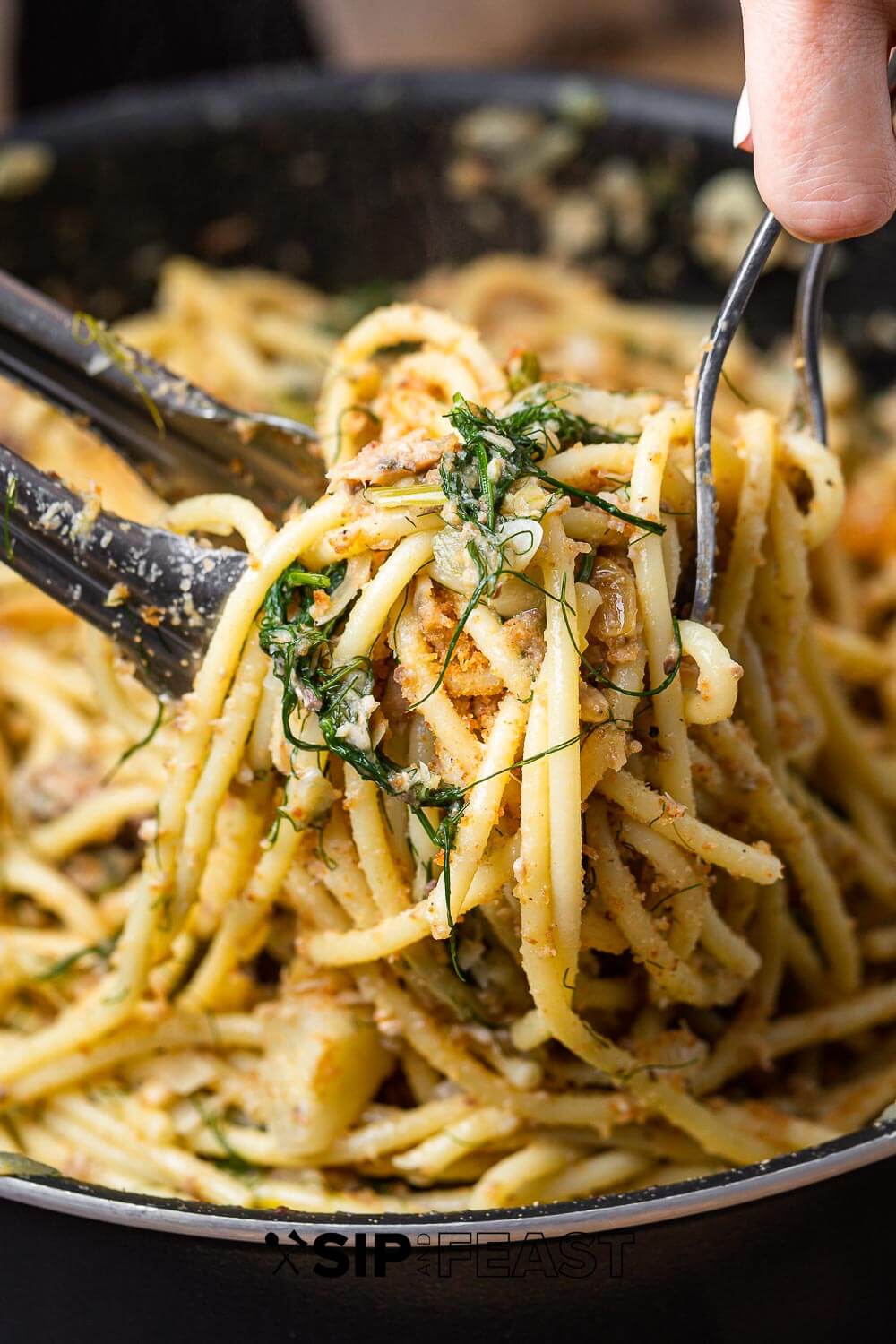 Pasta Con Le Sarde - Sip and Feast