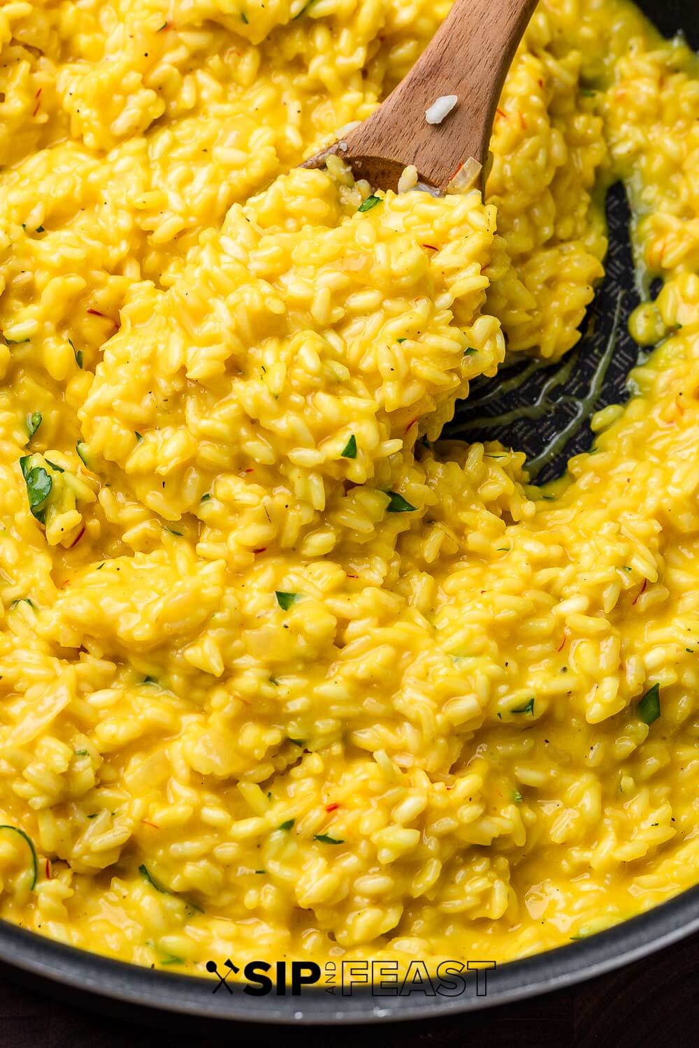 Risotto alla Milanese - Sip and Feast