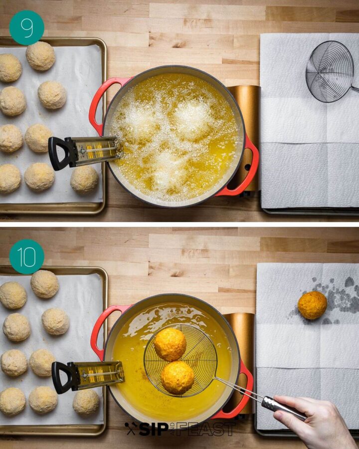 Arancini (Italian Rice Balls) - Sip and Feast