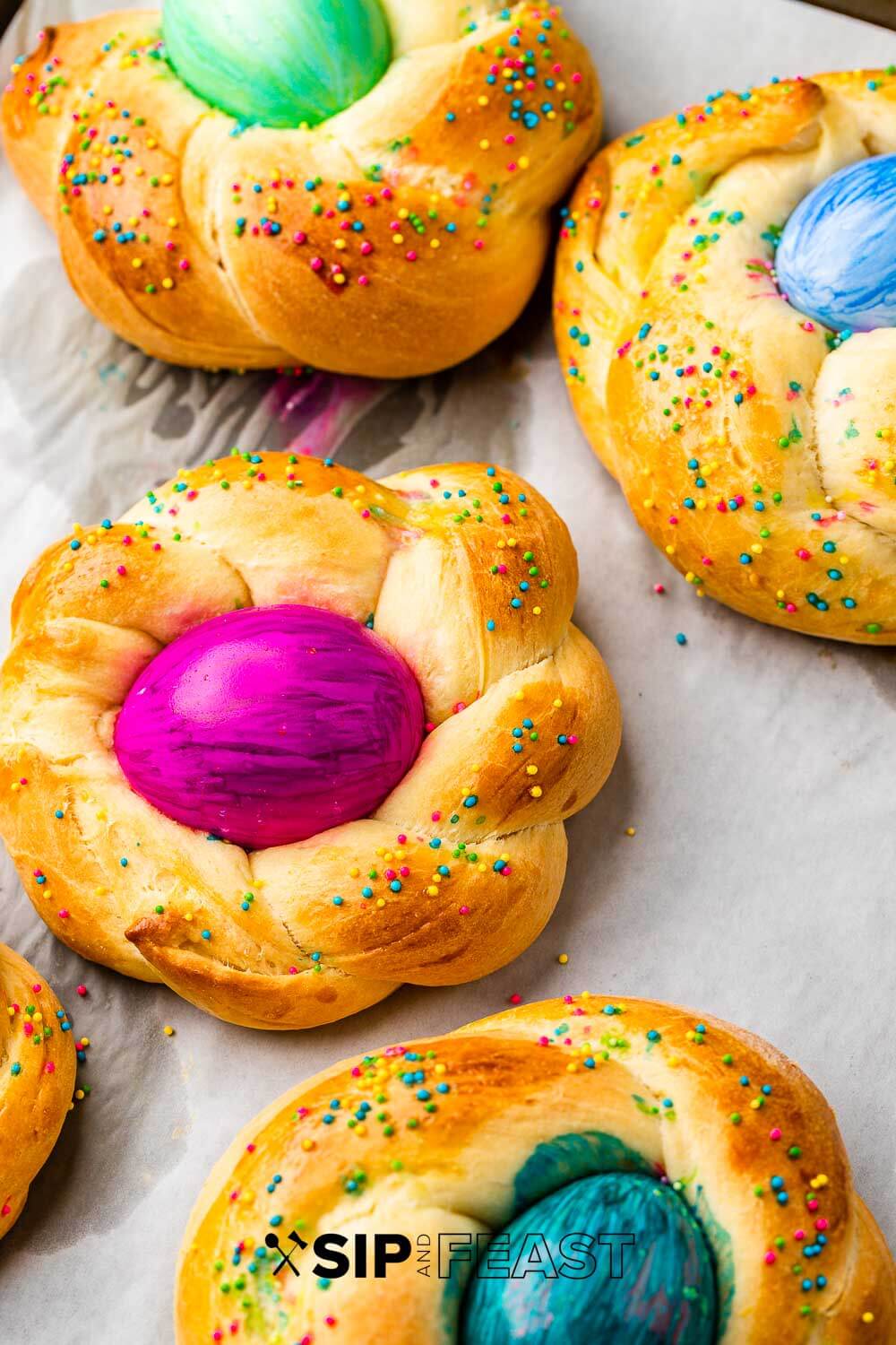 Italian Easter Bread - Sip and Feast