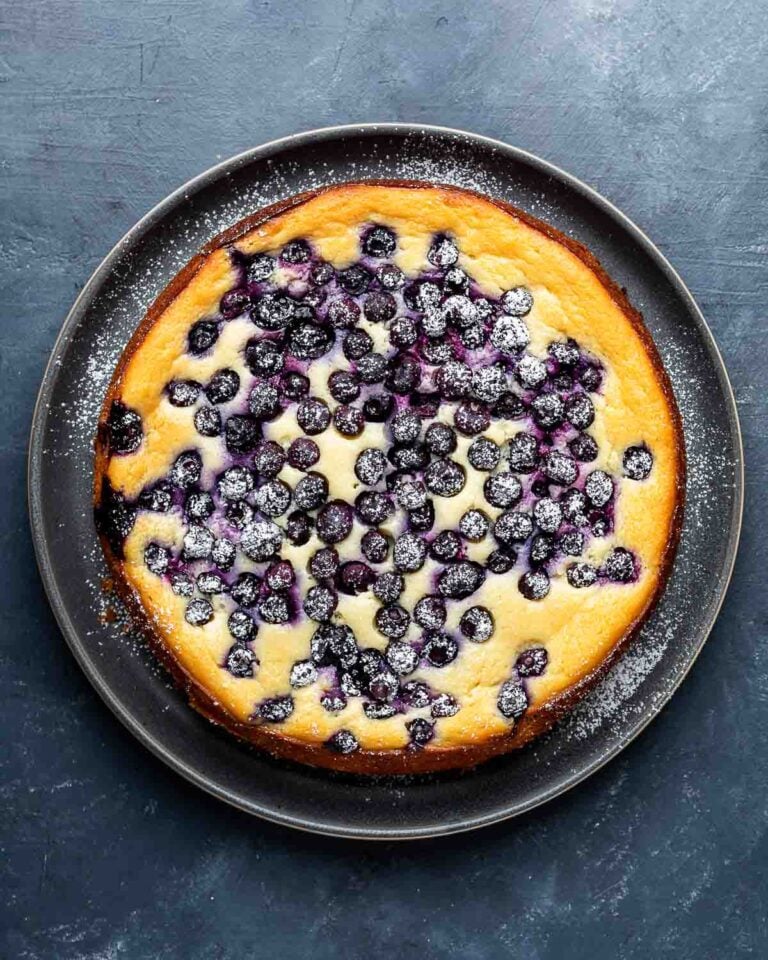 Lemon Blueberry Ricotta Cake - Sip and Feast