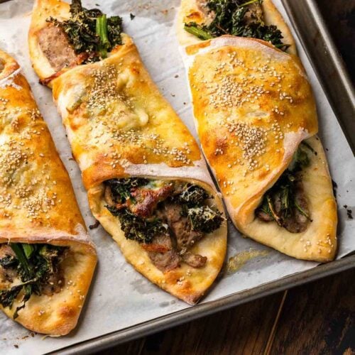Sausage Broccoli Rabe Rolls