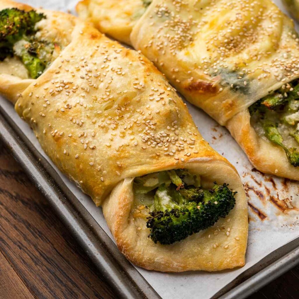 Broccoli Rolls - Sip and Feast