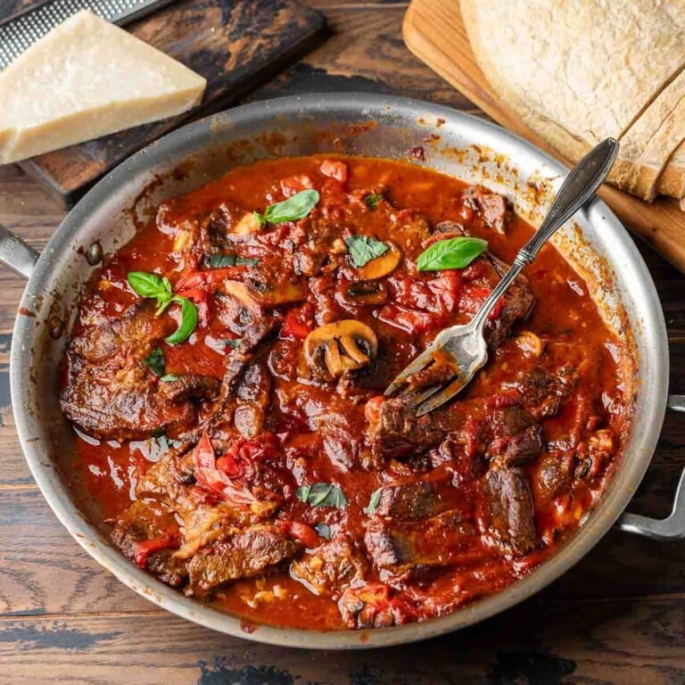 Steak Pizzaiola - Sip and Feast