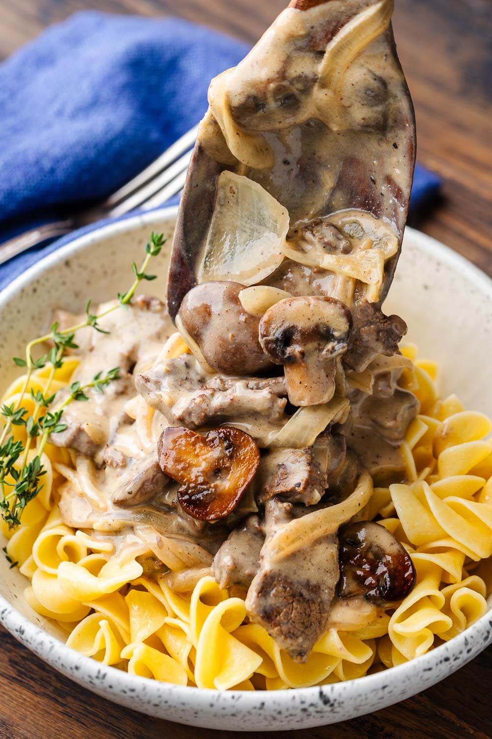 Beef Stroganoff - Sip and Feast