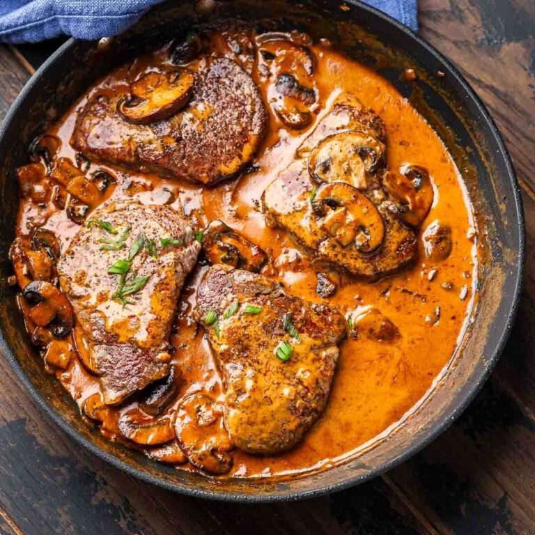Steak Diane - Classy and Retro Steak Dinner - Sip and Feast