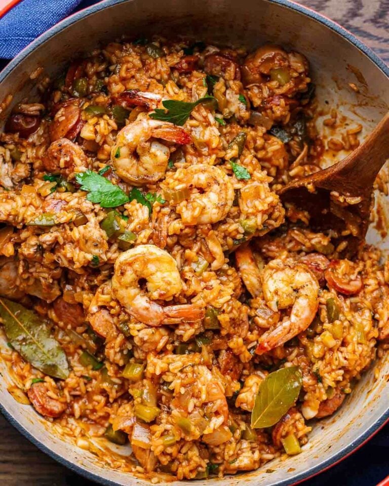 Jambalaya - One Pot Creole Rice Dish - Sip and Feast