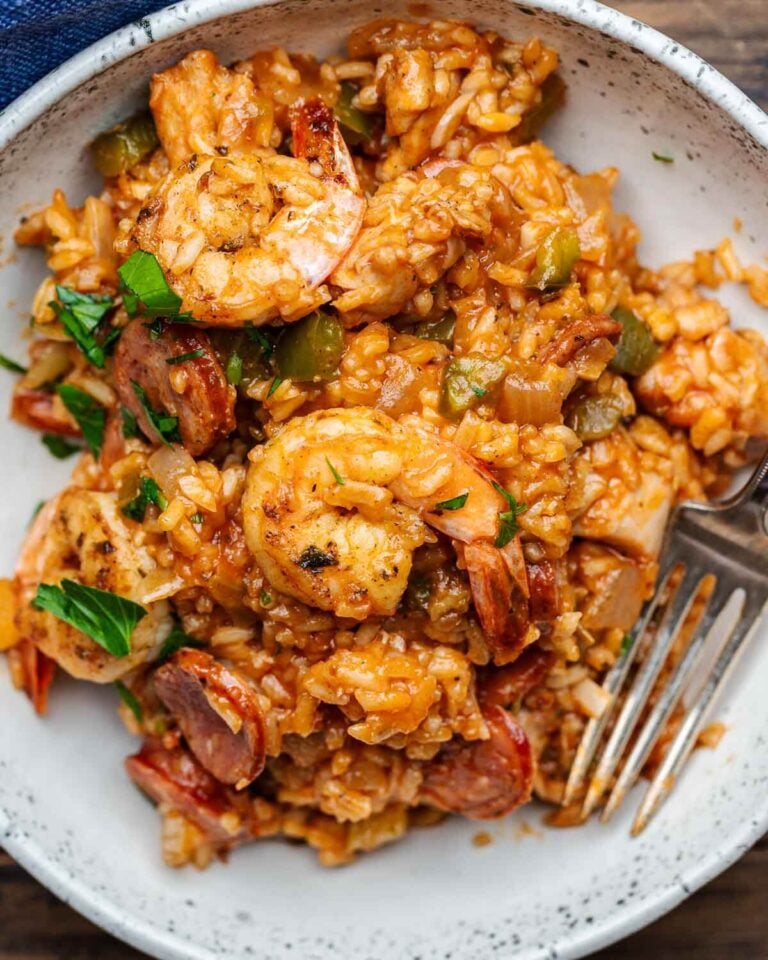 Jambalaya - One Pot Creole Rice Dish - Sip and Feast