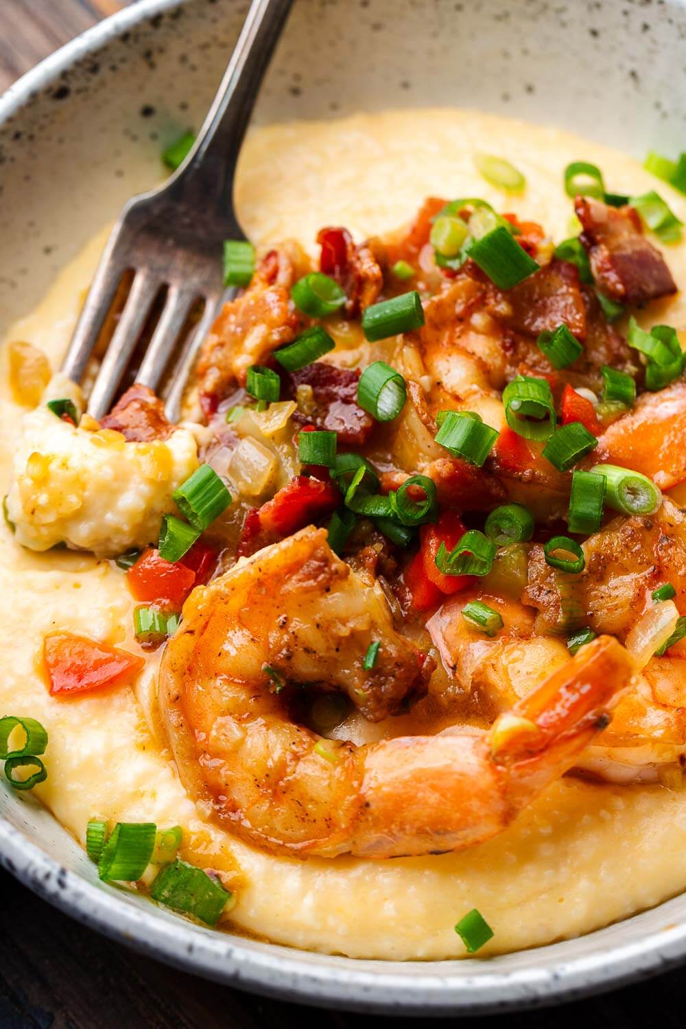 Shrimp and Grits - Creamy and Comforting - Sip and Feast