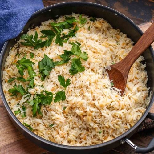Easy Rice Pilaf - Light and Fluffy - Sip and Feast