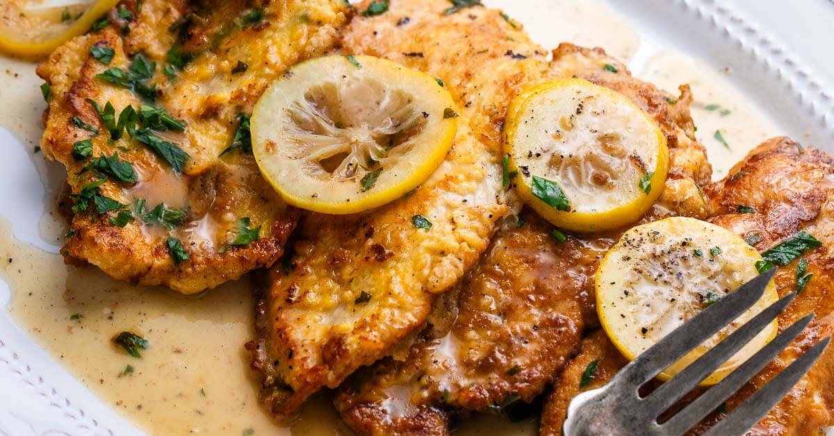 Chicken Francese with Easy Lemon Butter Sauce - Sip and Feast