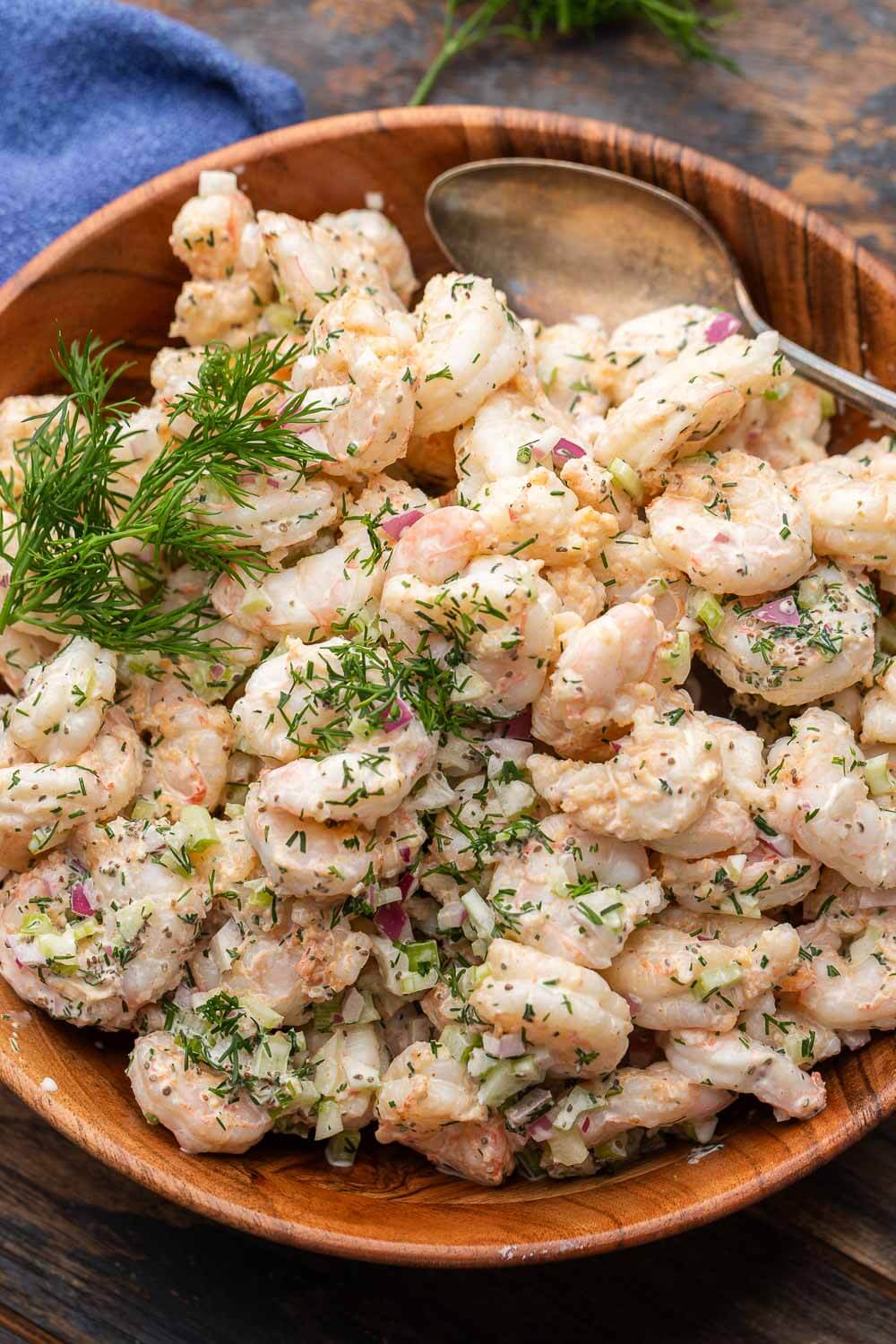 New York Deli Shrimp Salad - Sip and Feast