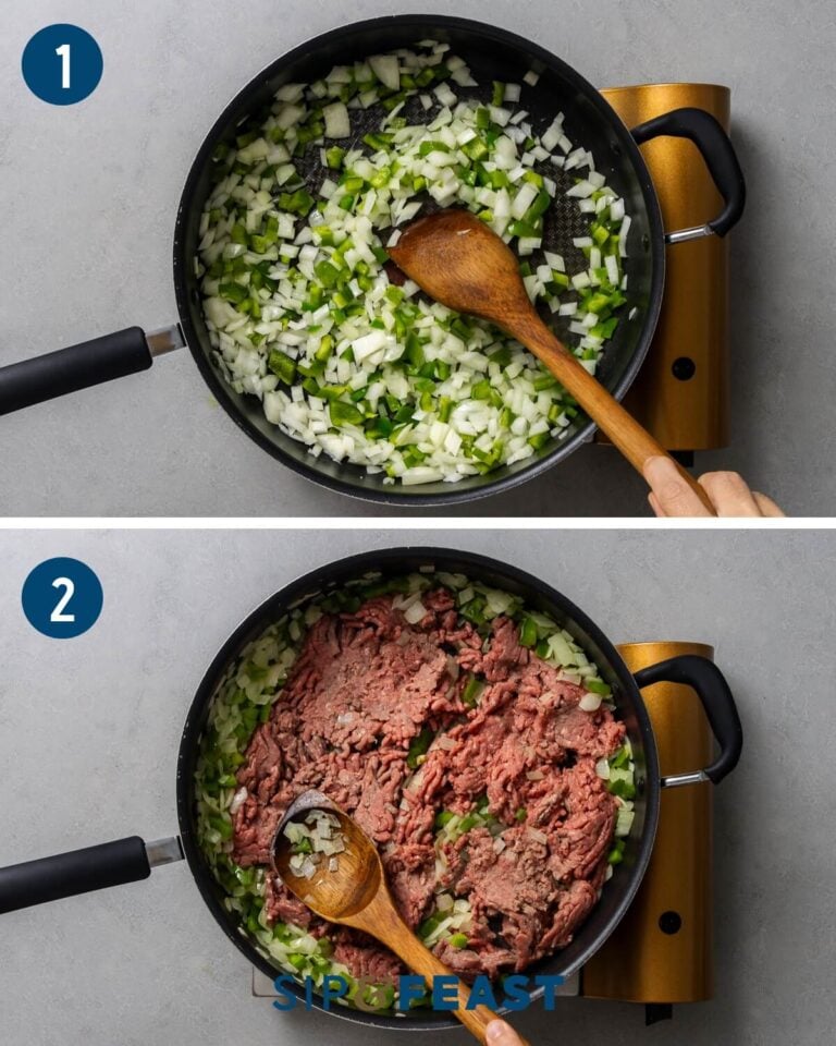 Easy Homemade Sloppy Joe - Sip and Feast