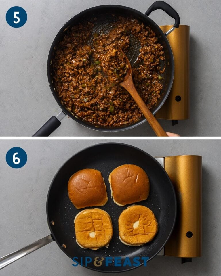 Easy Homemade Sloppy Joe - Sip and Feast