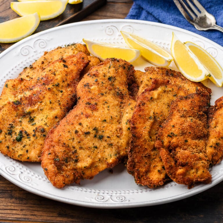 Italian Chicken Cutlets - Crisp and Golden - Sip and Feast