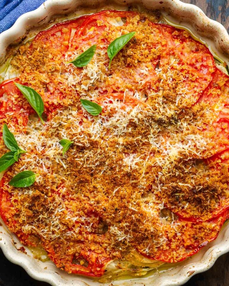 Italian Zucchini Casserole - Easy Summer Side Dish - Sip and Feast