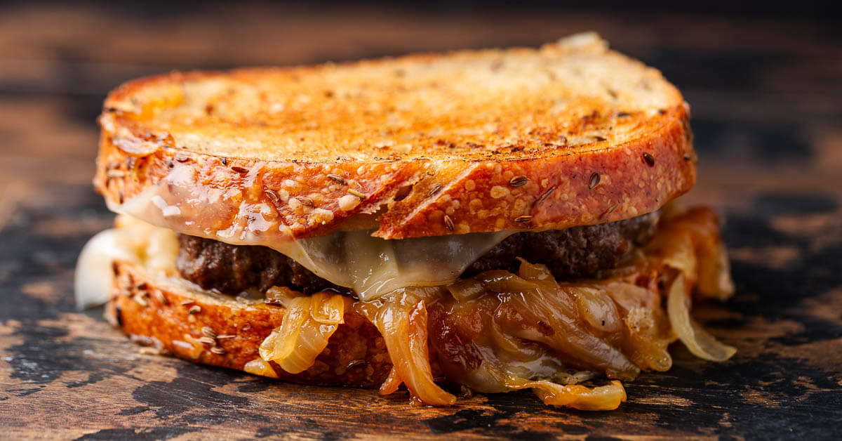 Patty Melt - The Classic Diner Sandwich - Sip and Feast