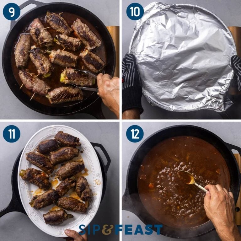 Beef Rouladen (German Beef Rolls) - Sip and Feast