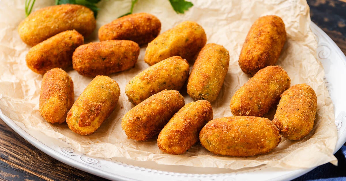 Italian Potato Croquettes - Sip and Feast