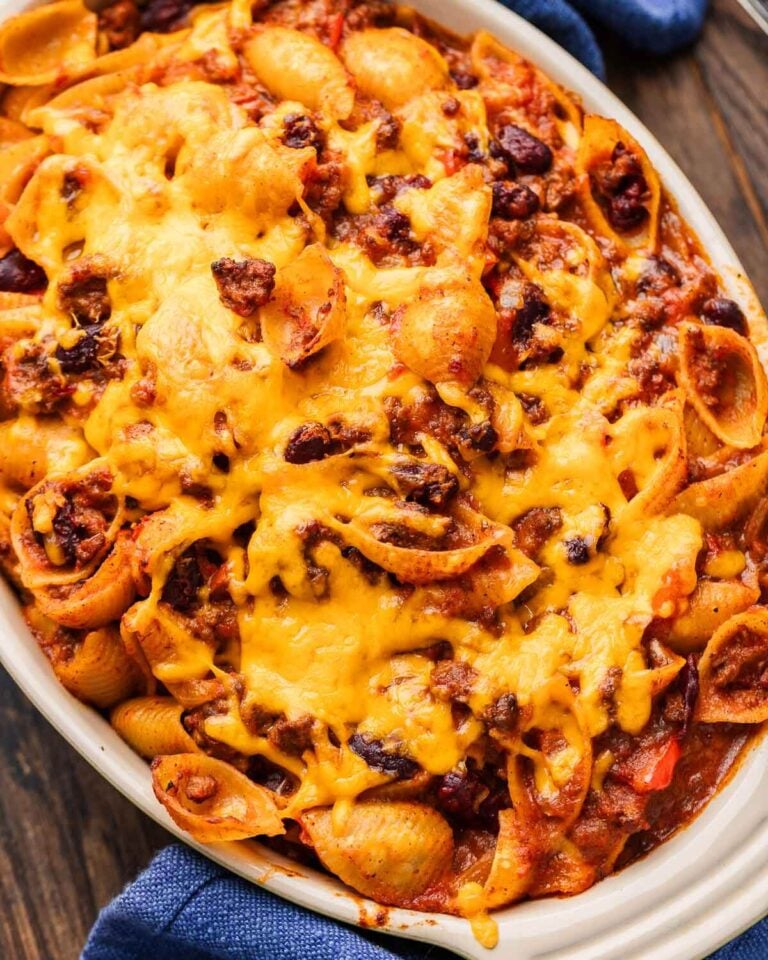 Homemade Chili Mac - Sip and Feast