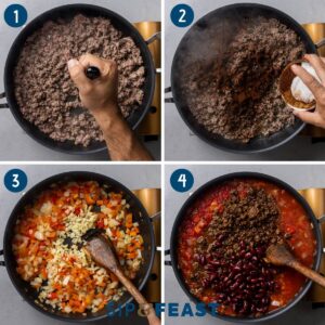 Homemade Chili Mac - Sip and Feast