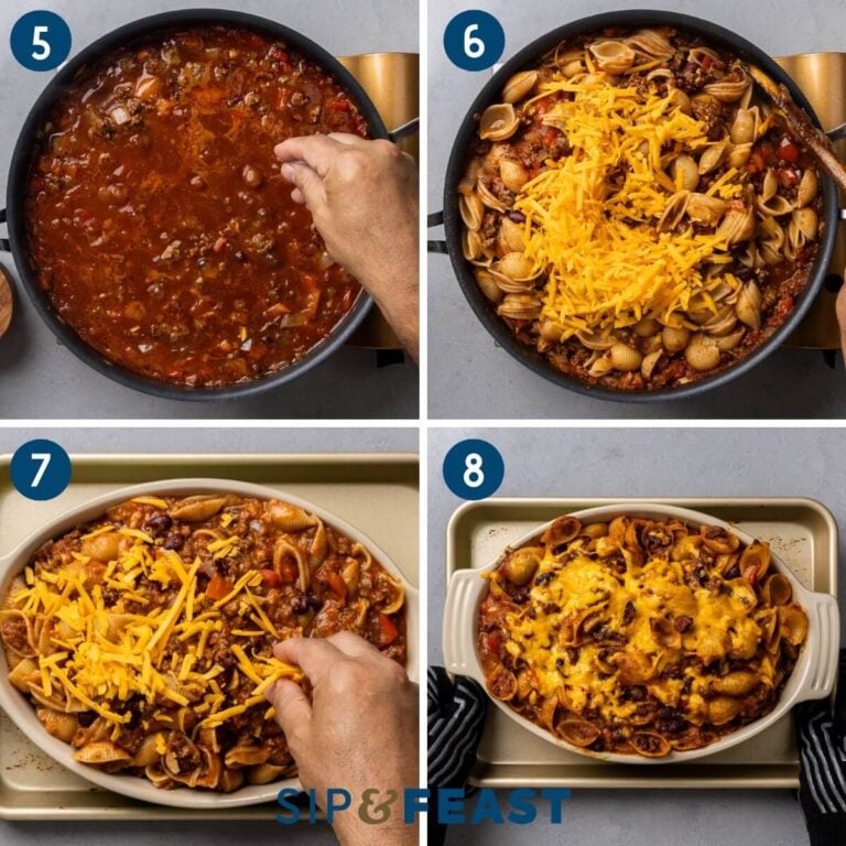 Homemade Chili Mac - Sip and Feast