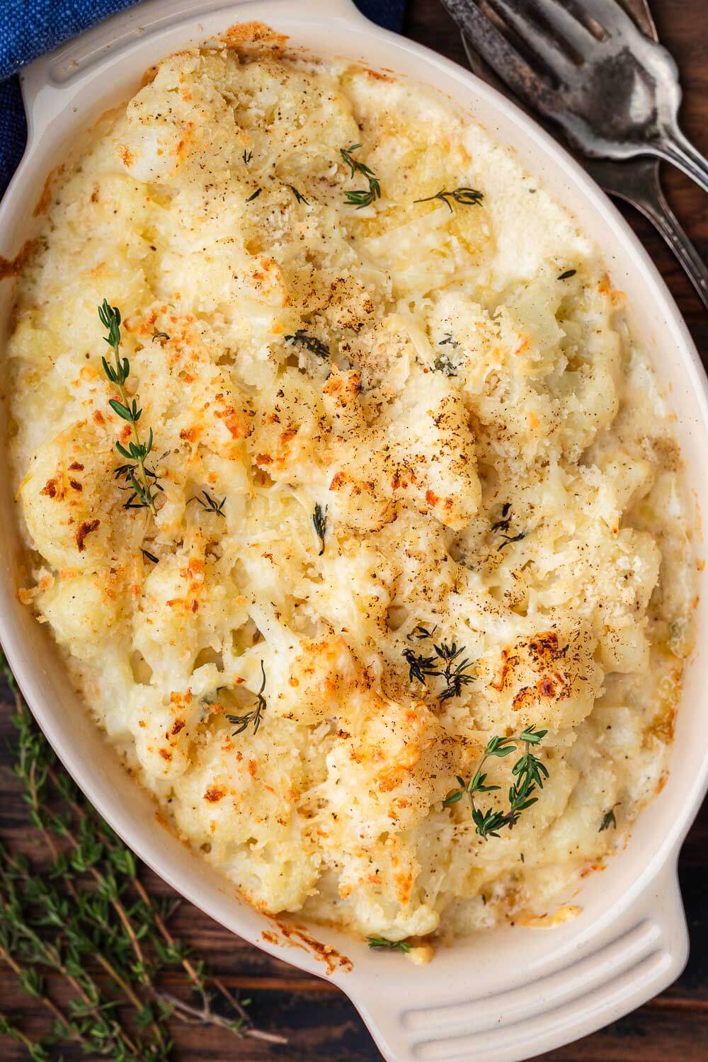 Cauliflower Au Gratin Sip And Feast