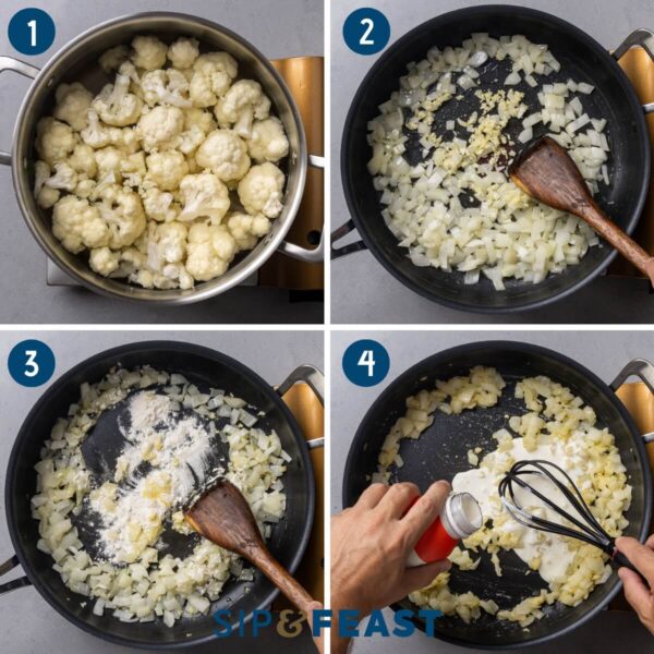 Cauliflower Au Gratin Sip And Feast