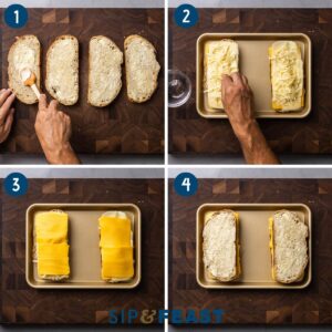 Really Good Grilled Cheese - Sip and Feast