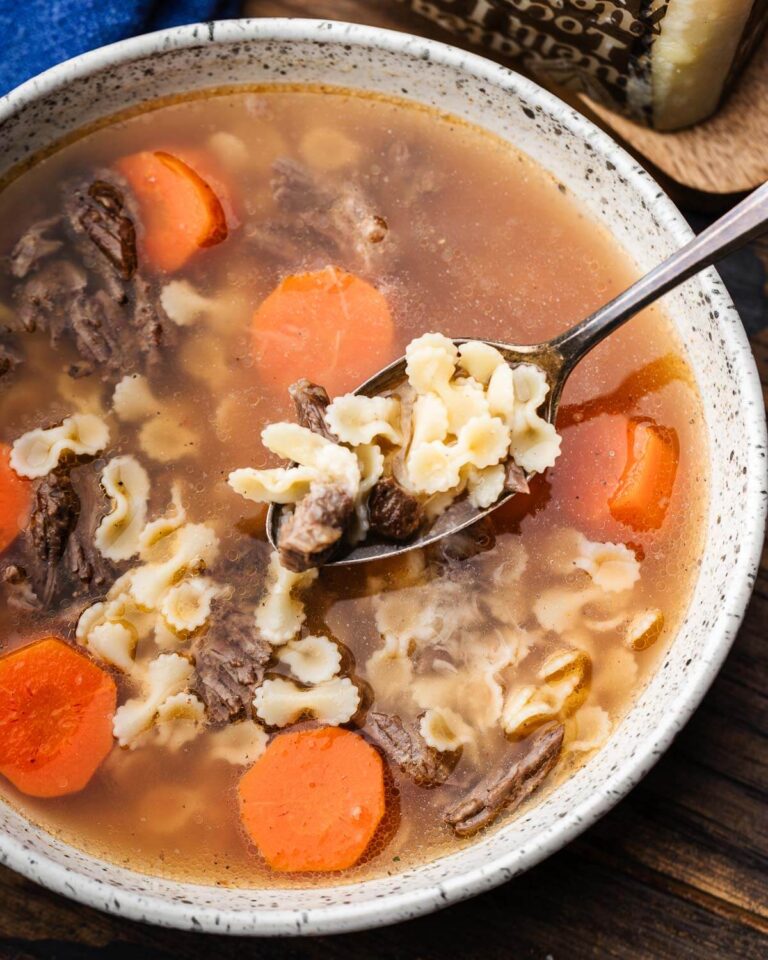 Italian Beef Soup - Sip and Feast