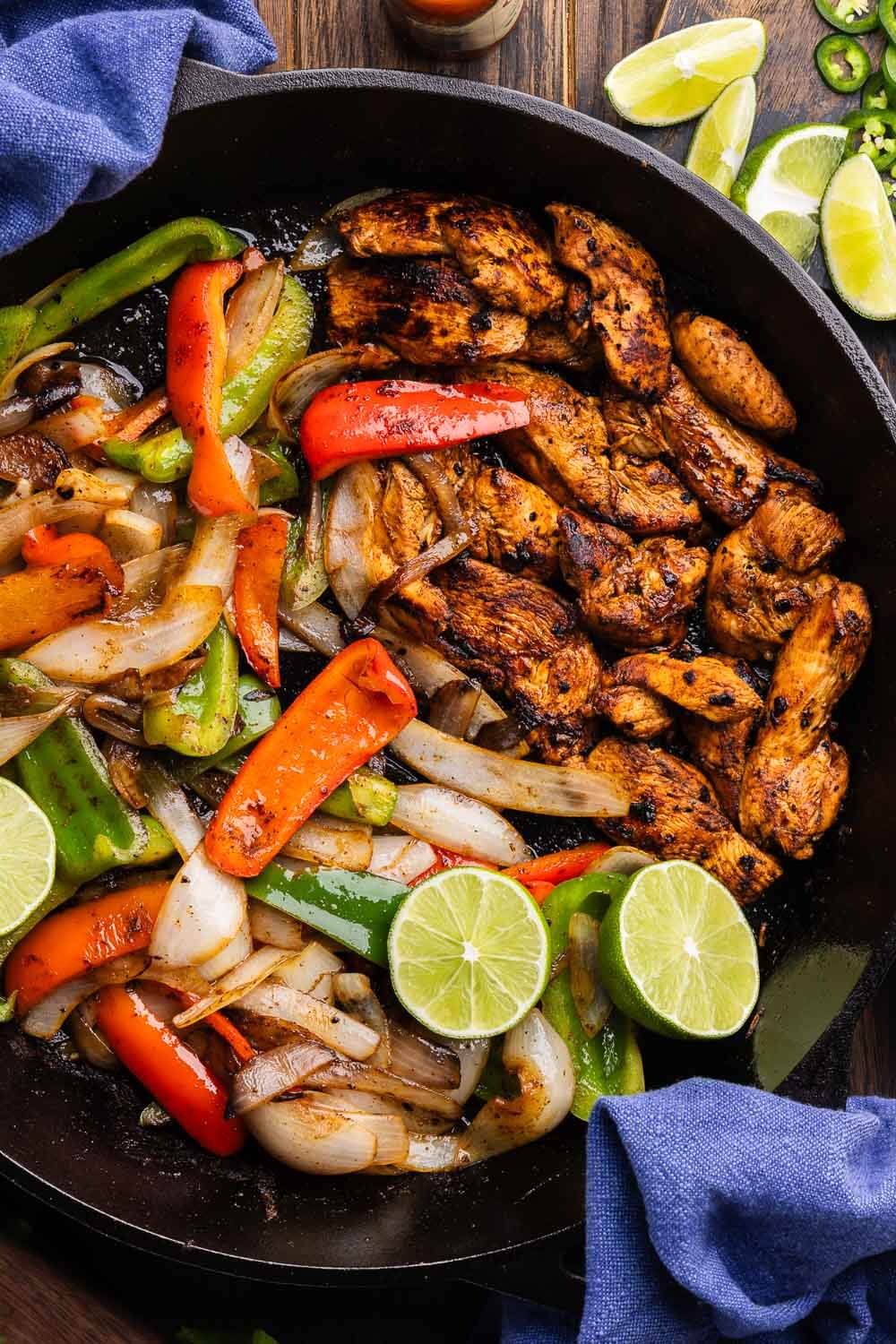 Chicken Fajitas (Sizzling Family Favorite) - Sip and Feast